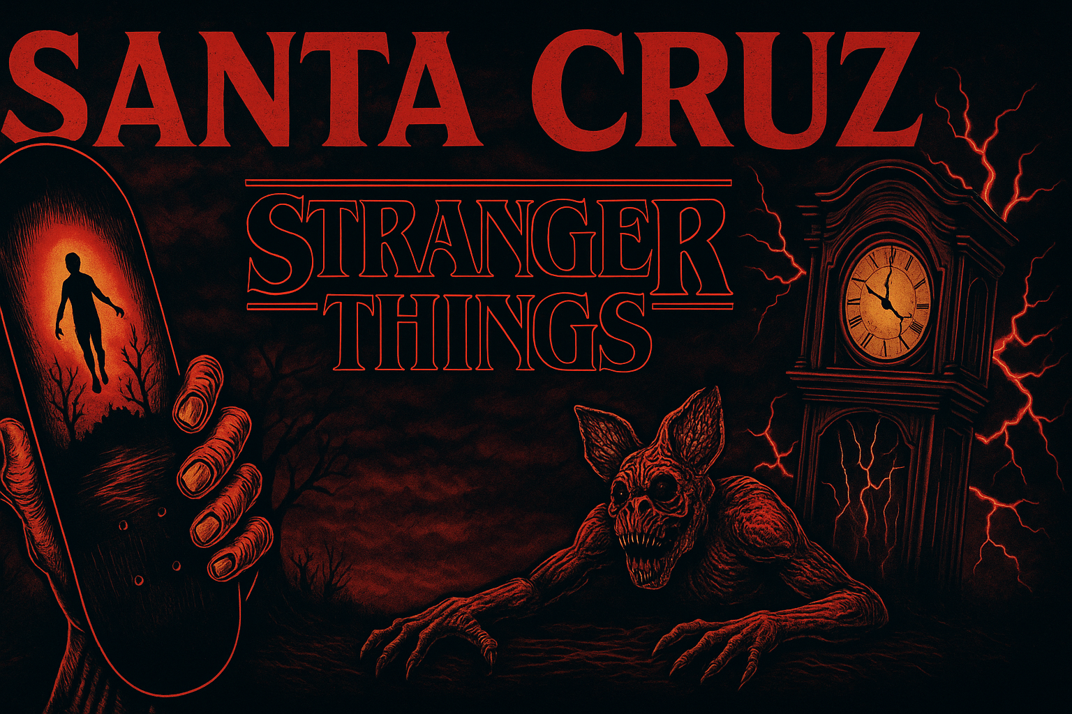 Santa Cruz - Stranger Things 2025 collab